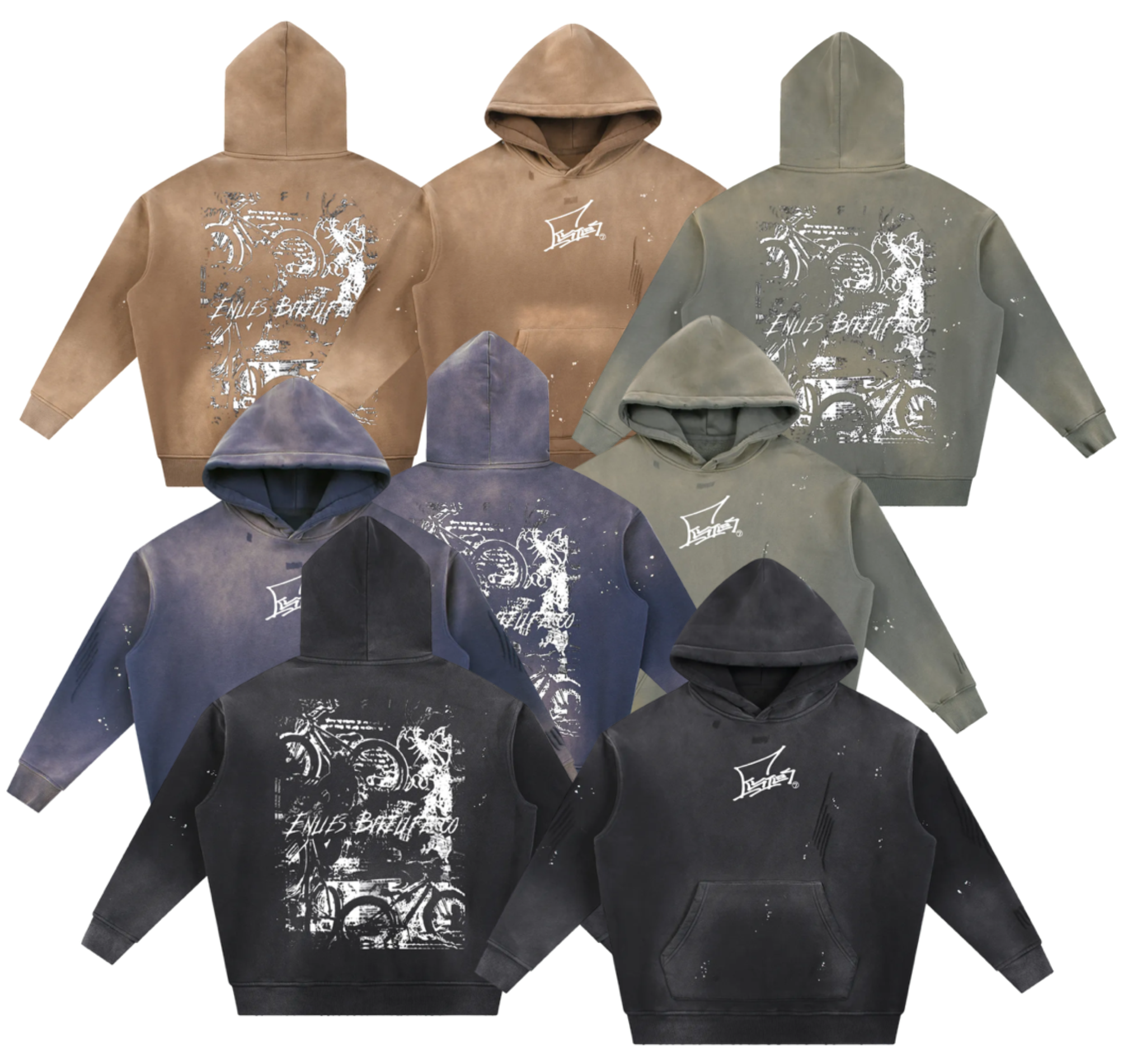 Signature Wheelie Bikelife Co Hoodie – Enlies